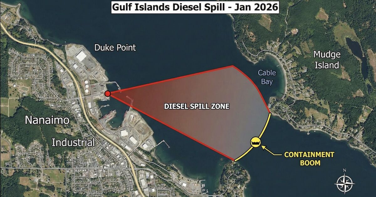 Nanaimo Diesel Spill: Industrial Waste Operation Identified as Source ...